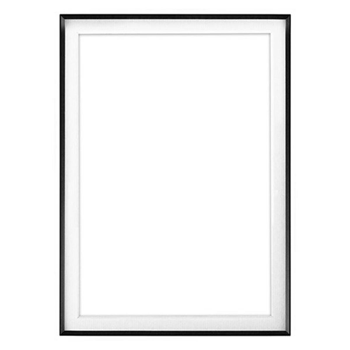 Framatic Fineline, 8x10" Aluminum Frame with a Thin Face, Matted for a ...