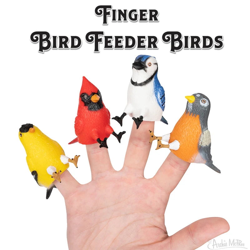 FINGER BIRDS - 4 Piece Feeder Bird Assortment - Walmart.com