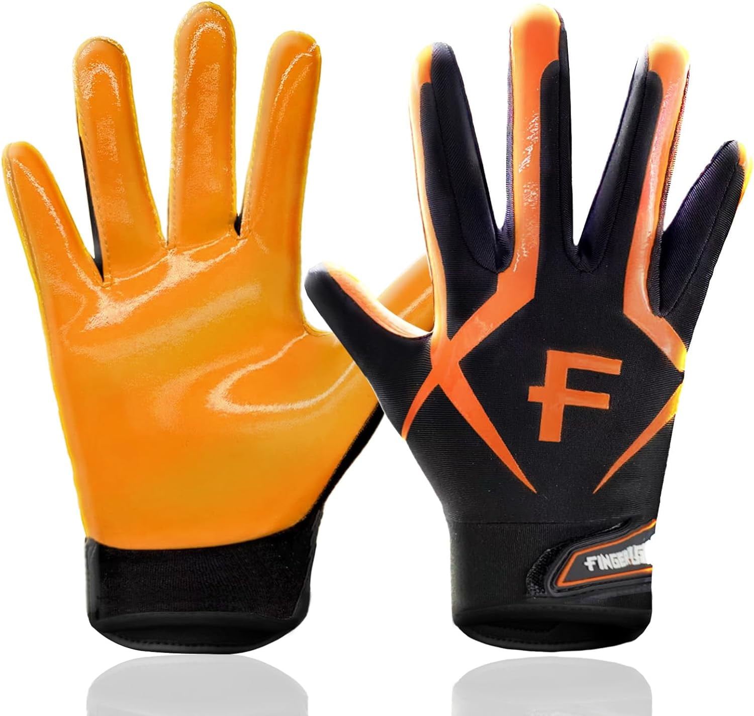 FINGER TEN Football Receiver Gloves Youth Receiving Gloves Pro 3.0 ...