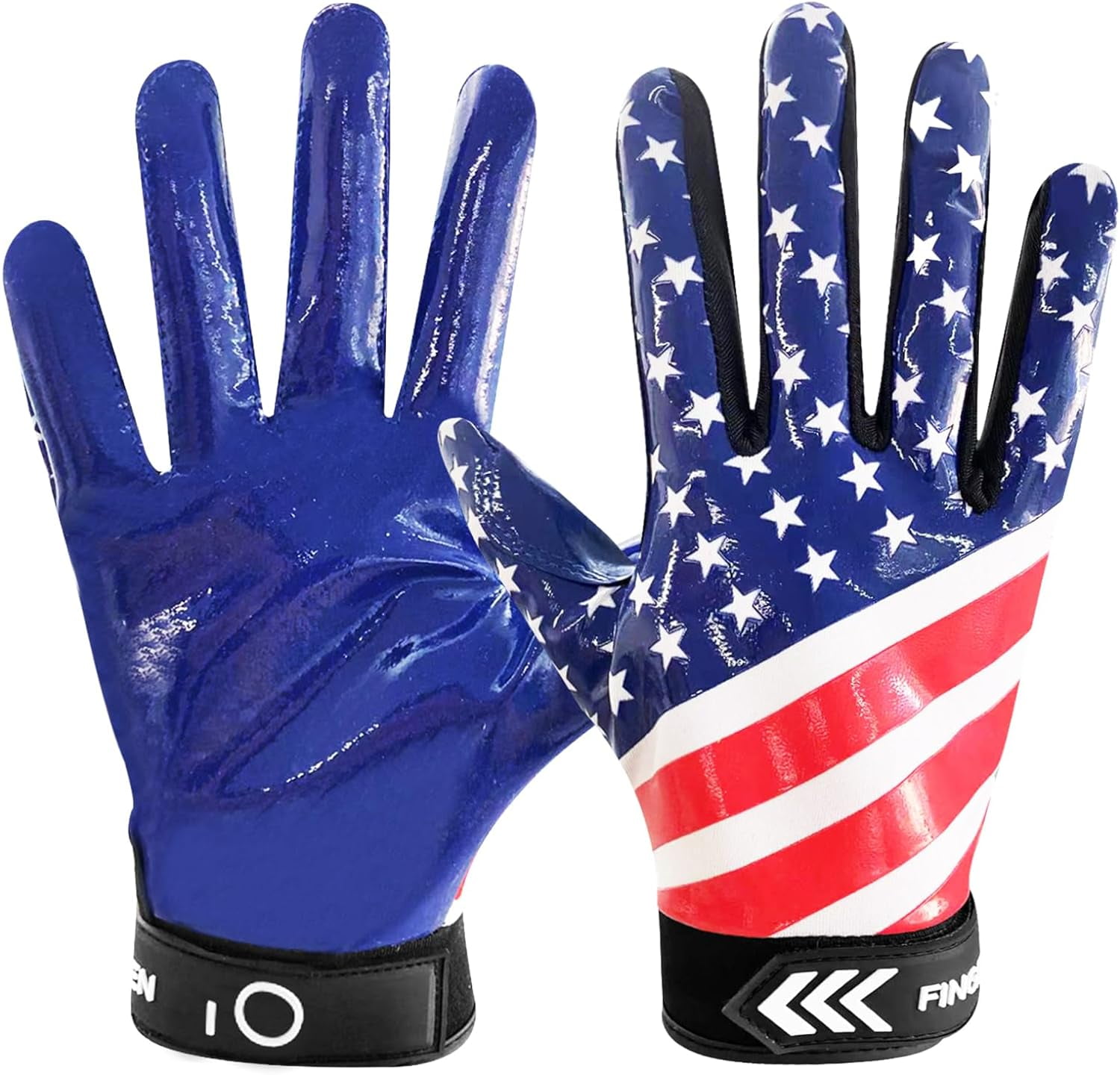 FINGER TEN Football Receiver Gloves Youth Receiving Gloves Pro 3.0 ...