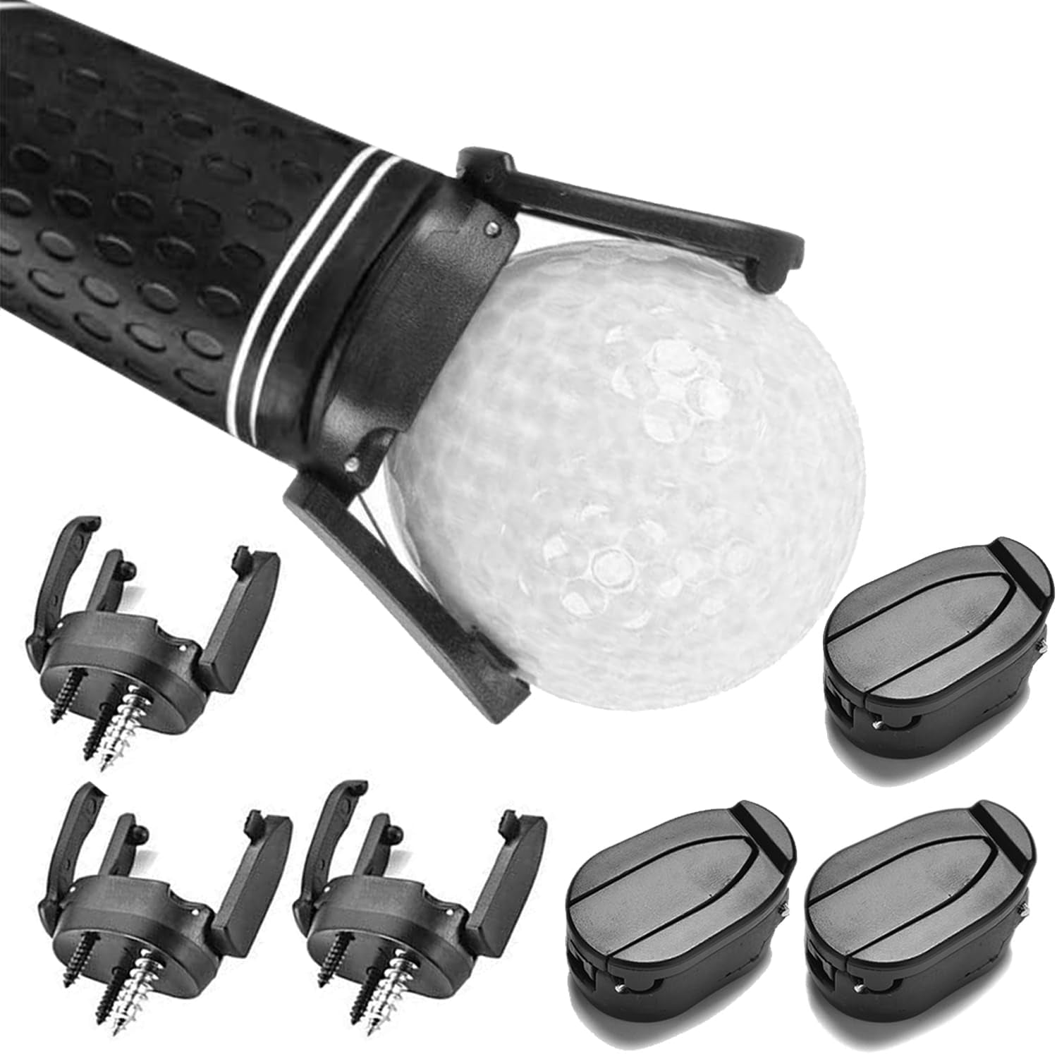 FINGER TEN Golf Ball Retriever for Putter Piker Upper 2/4/6/8/10 Pack ...