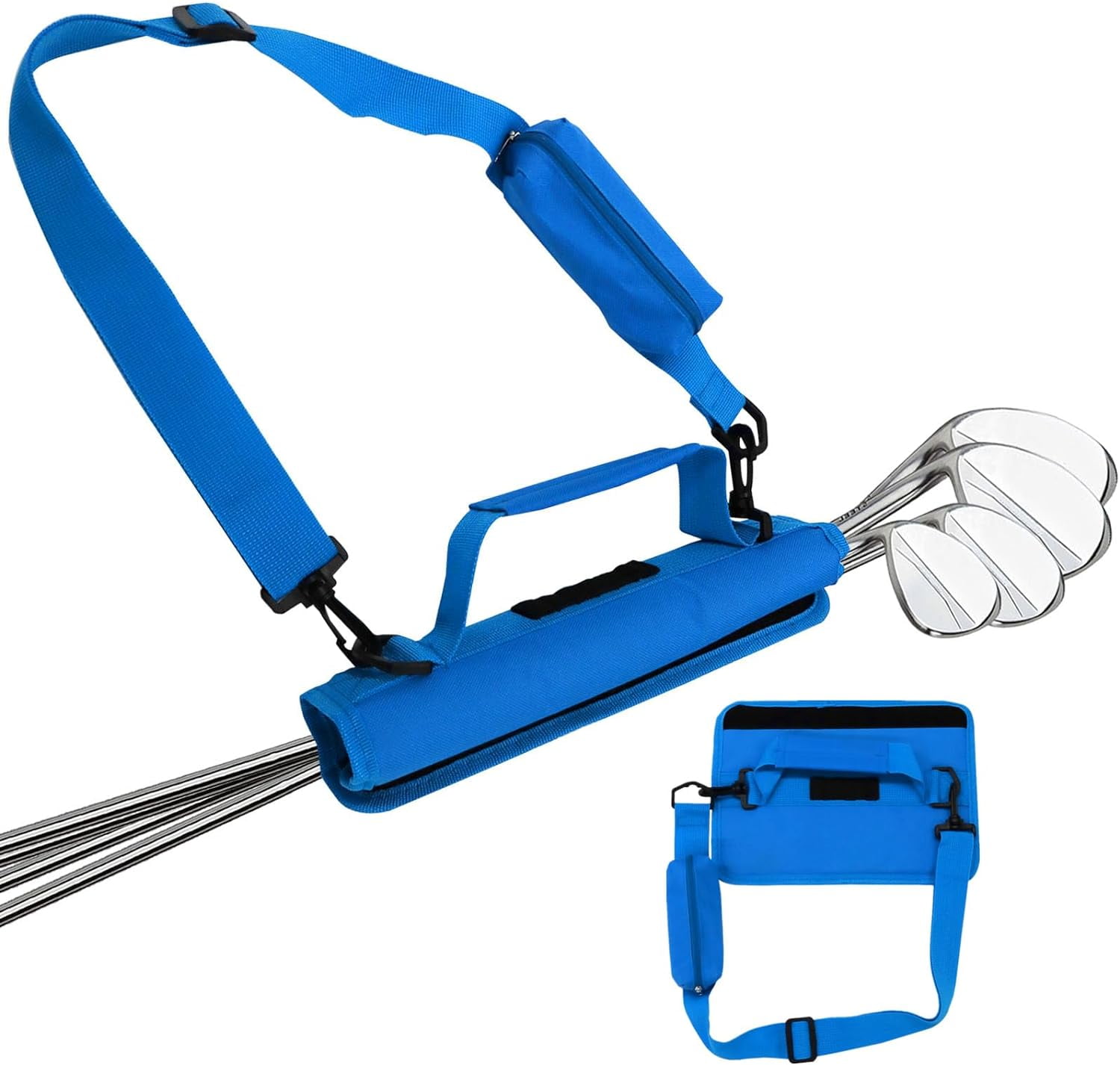 FINGER TEN Golf Club Bag Mini Lightweight for Men Women Ladies Kids with/Without Ball Pouch Pack ...