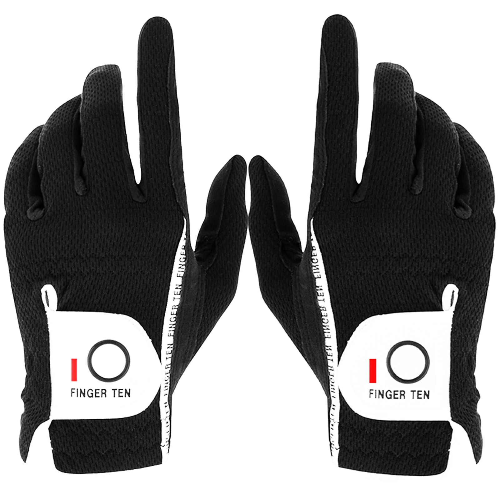 FINGER TEN Golf Gloves Men Right Left Handed Golfer Mens Glove RainGrip ...