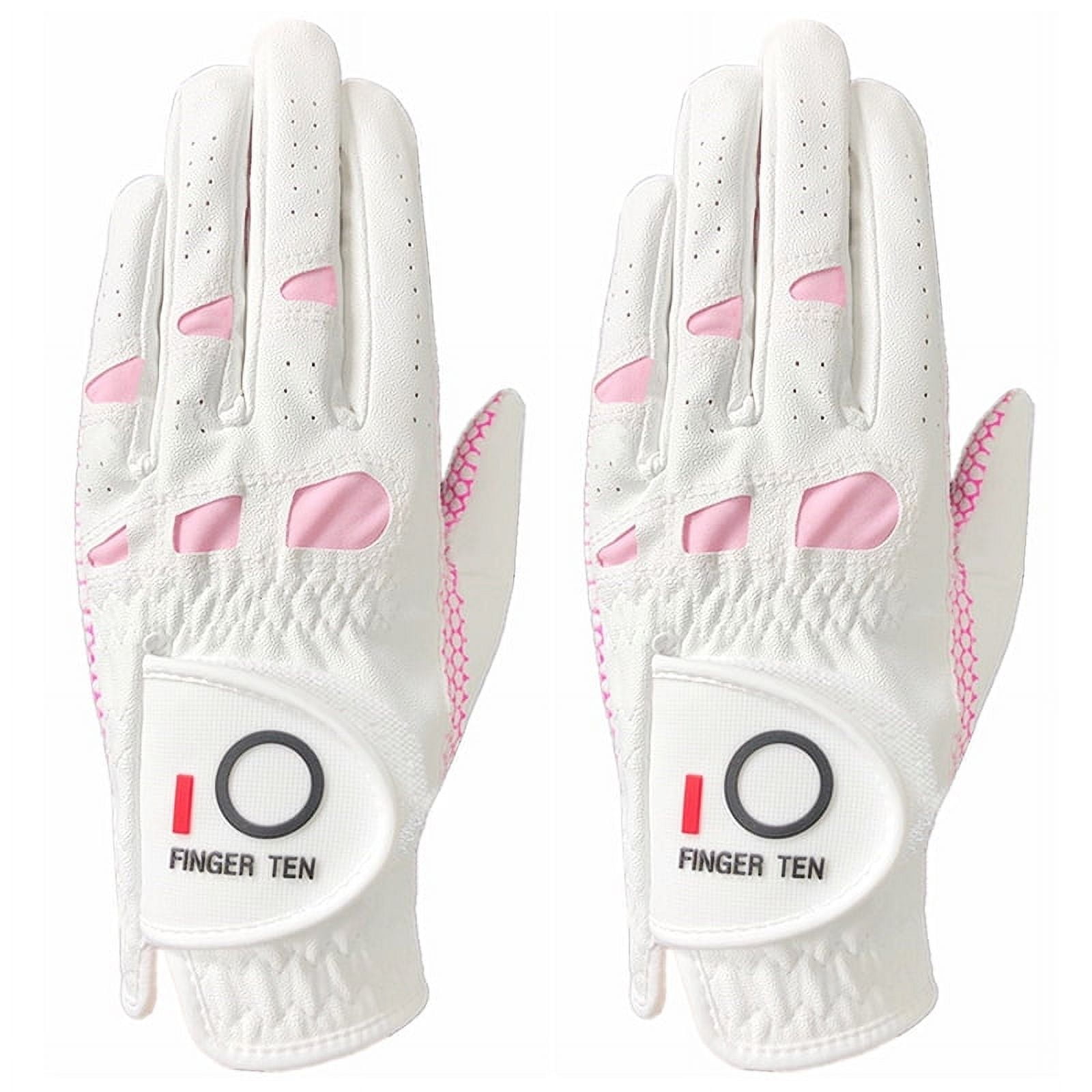 FINGER TEN Golf Gloves Women's Ladies Left Hand or Right Handed Grip ...