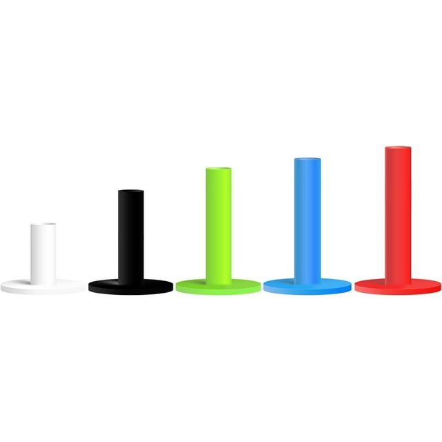FINGER TEN Golf Rubber Tees Driving Range Value 5 Pack, Mixed Size or 5 ...