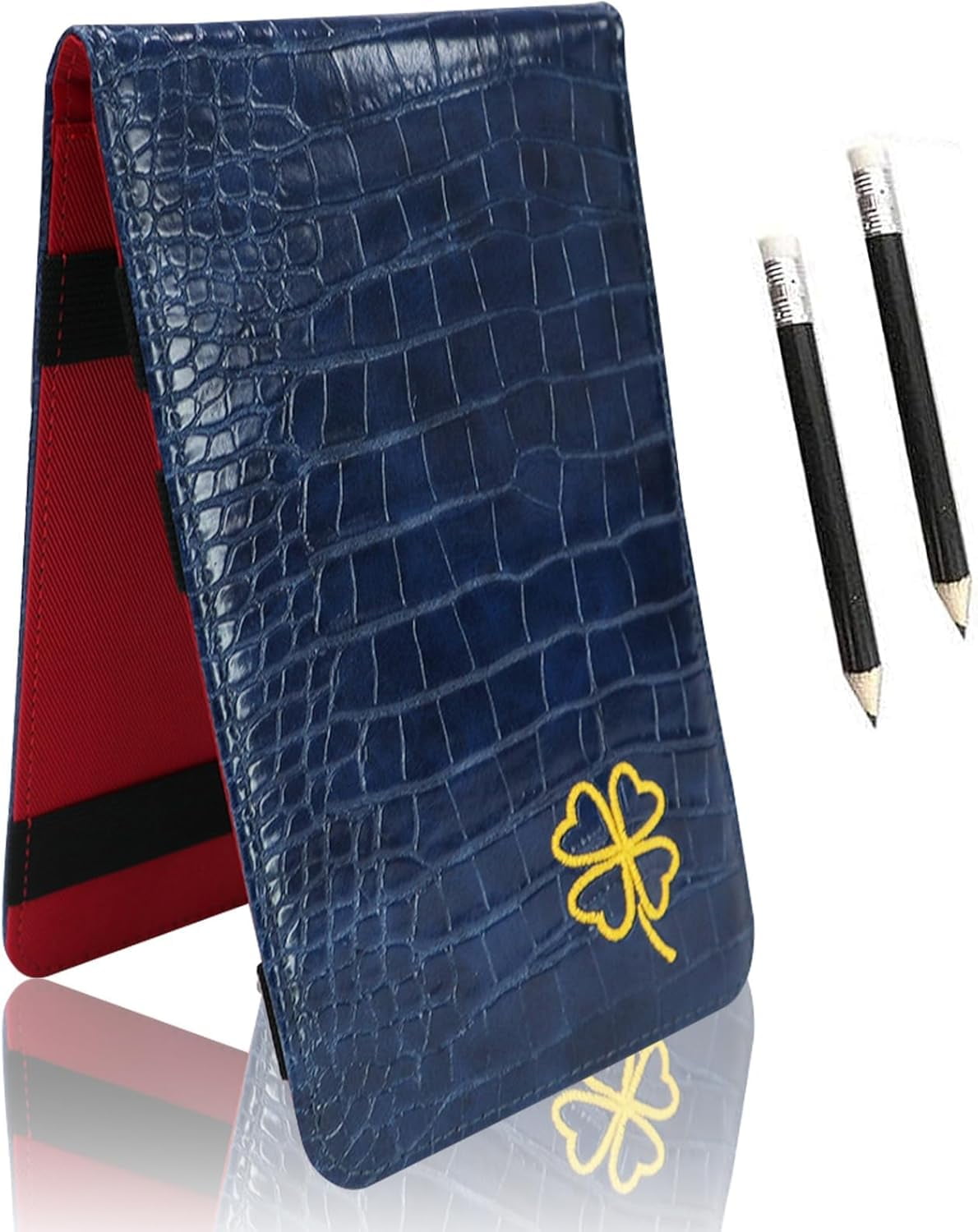 FINGER TEN Golf Scorecard Holder Leather Yardage Books Cover Lucky ...