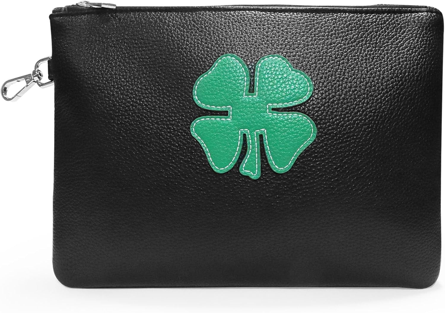 FINGER TEN Golf Tee Bag Pouch Women Men Leather Valuables Pack Clover ...