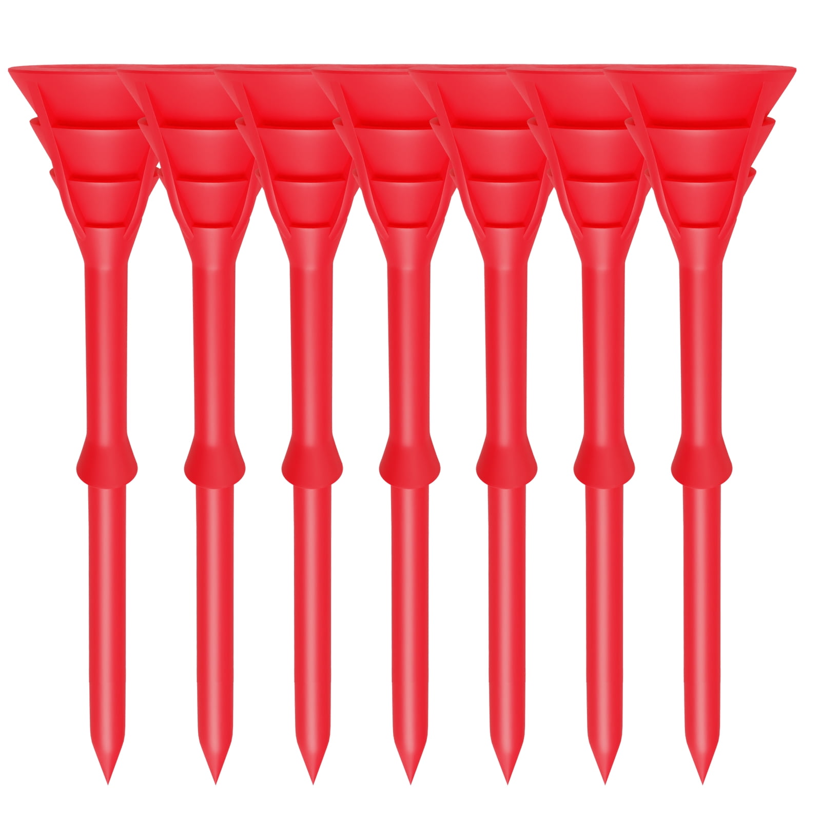 FINGER TEN Golf Tees Plastic Unbreakable Tee 3 1/4 Inch 60 Pack ...