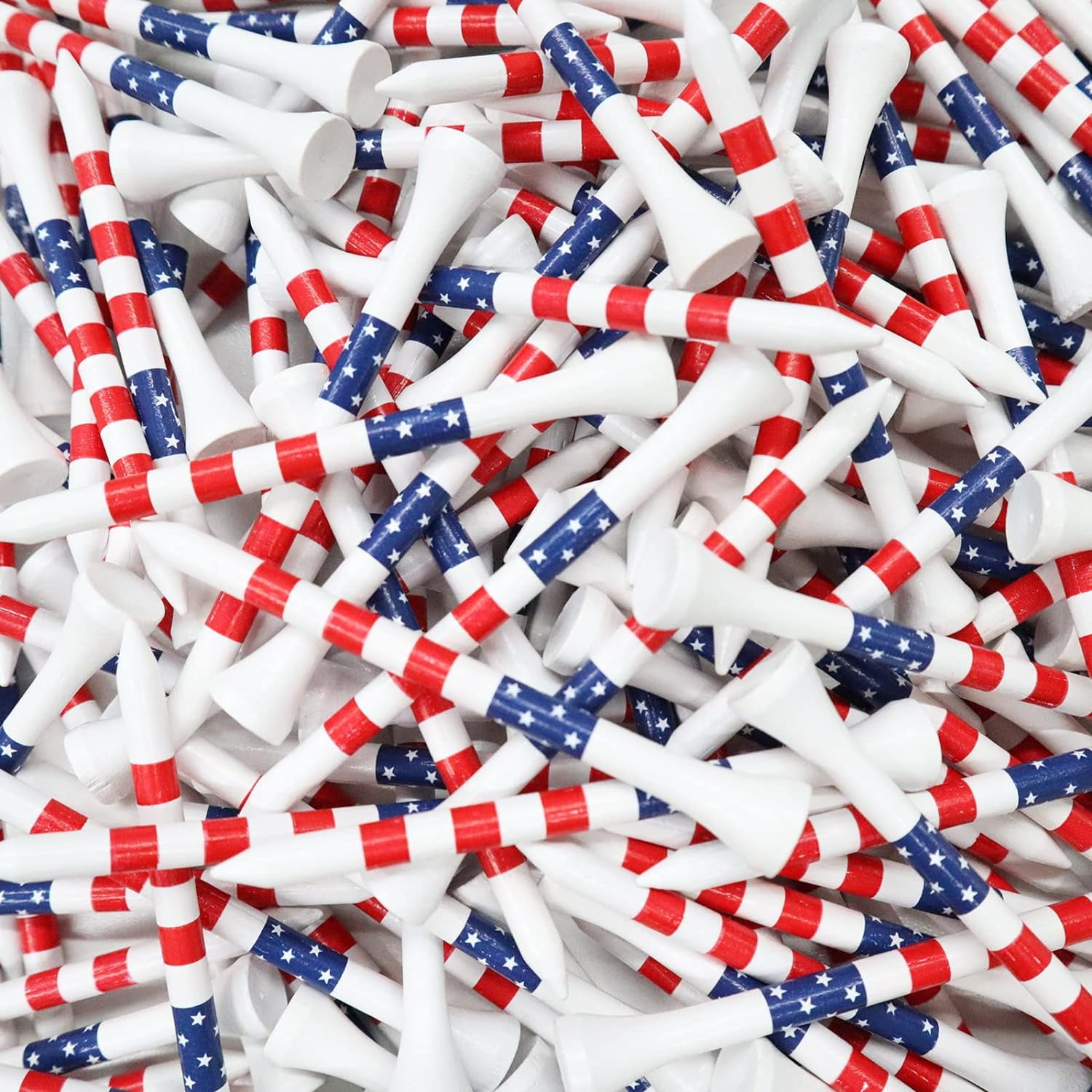 FINGER TEN Golf Tees Wood 3 1/4 2 3/4 Inch Wooden Bamboo 50/120 Count ...