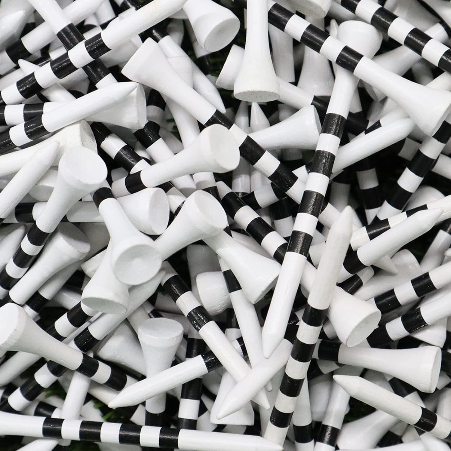 FINGER TEN Golf Tees Wood 3 1/4 2 3/4 Inch Wooden Bamboo 50/120 Count ...