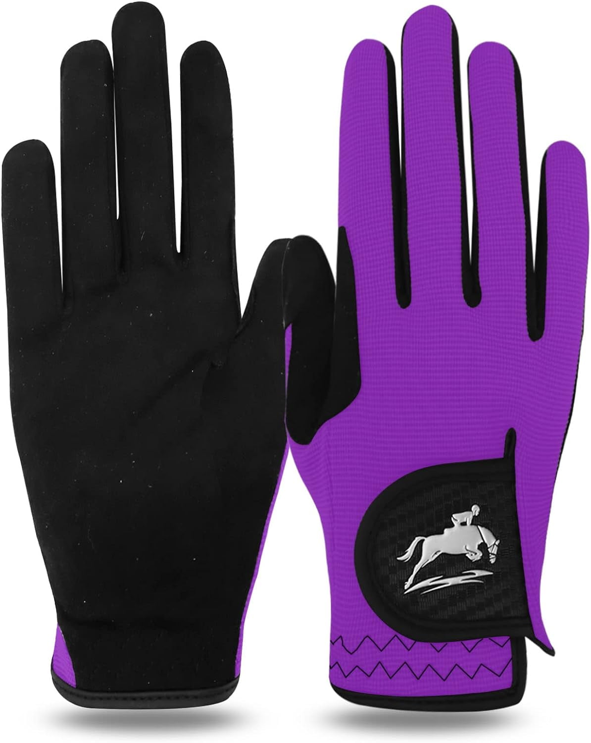 FINGER TEN Horse Riding Gloves Equestrian Women Kids for Girls Boys ...