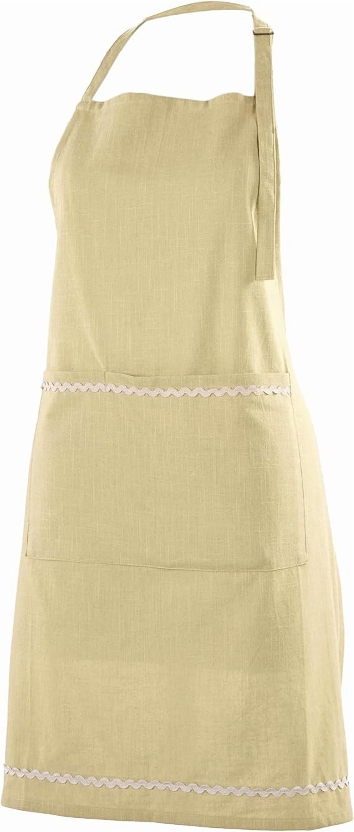 FINGERCRAFT Apron, Dual Pocket, Adjustable Tie, Multipurpose Washable ...