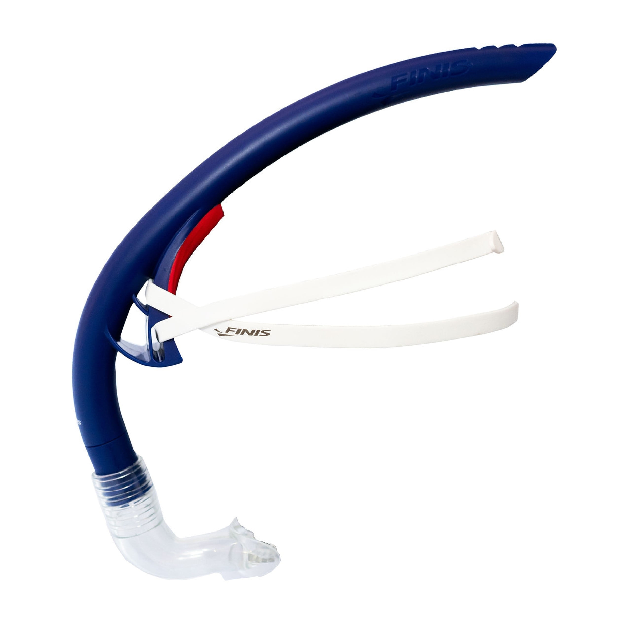 FINIS Stability Swimmer's Snorkel, Center-Mount Snorkel Set, Navy ...