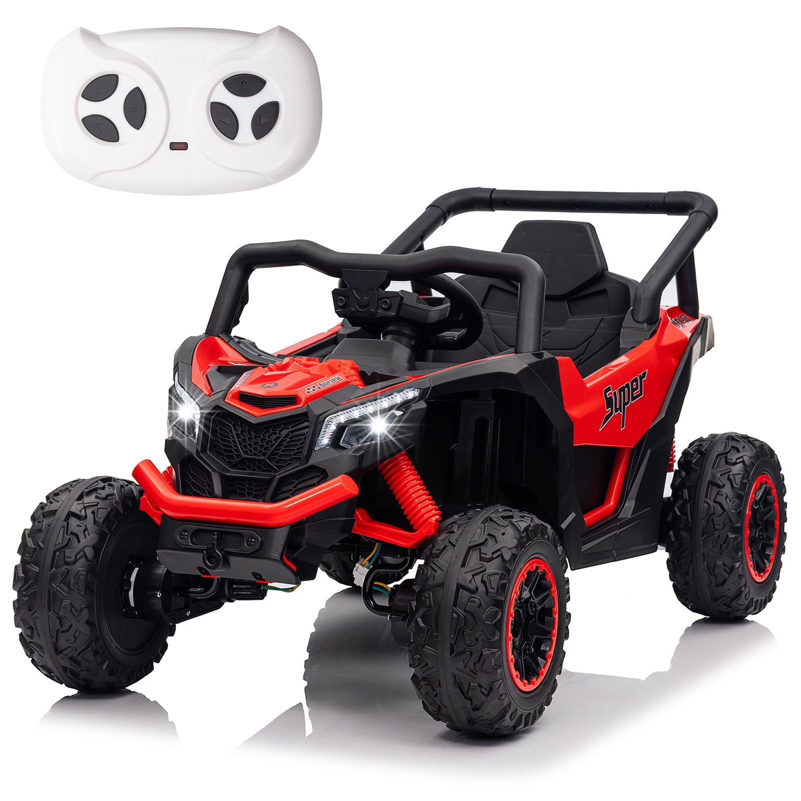 FINITO 24V Kids Ride On UTV 4WD Electric Powered Truck 4 Wheels Vehicle ...