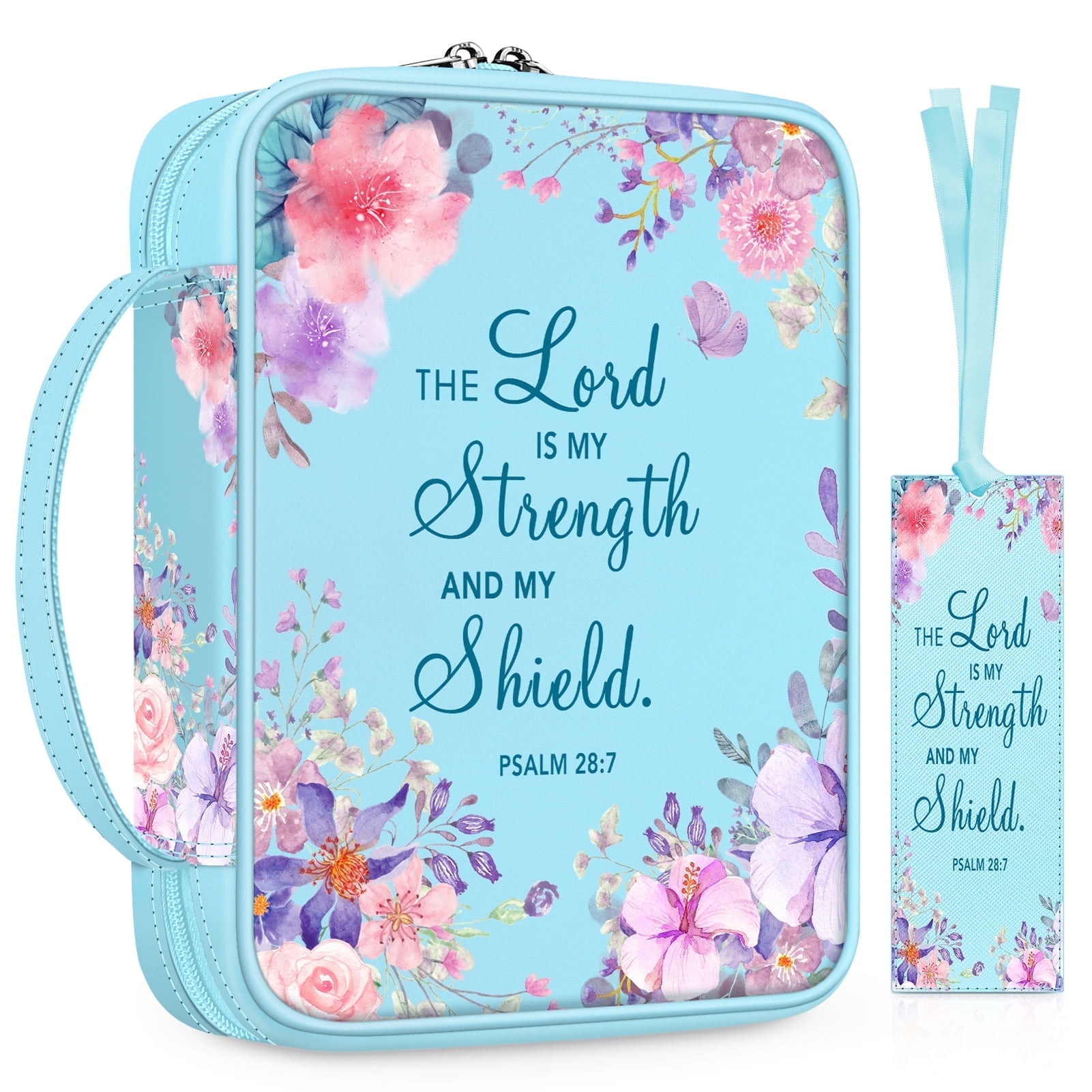 FINPAC Bible Cover, Carrying Book Case Church Bag Bible Protective with ...