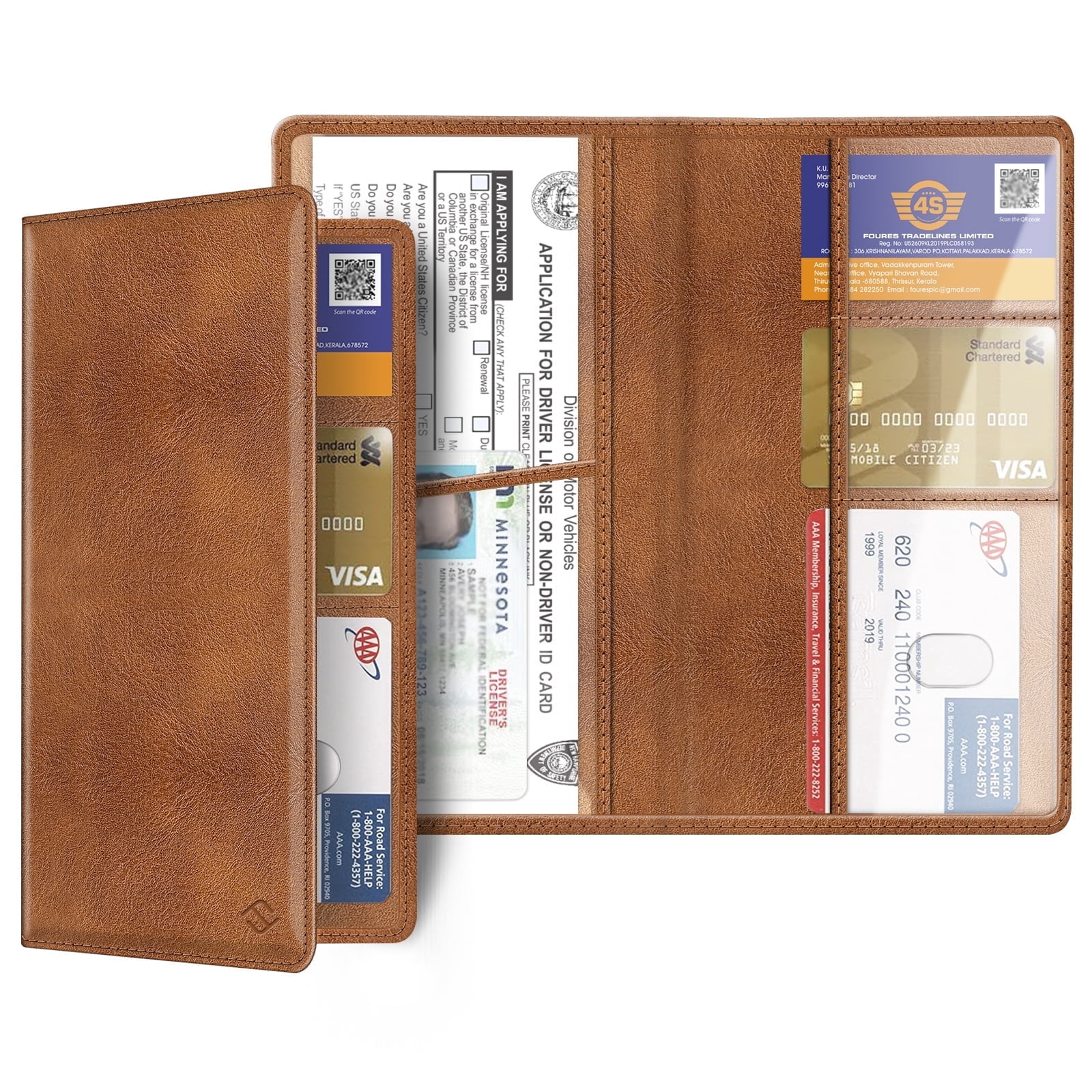 FINPAC Car Registration & Insurance Card Holder, Glove Box Card ...