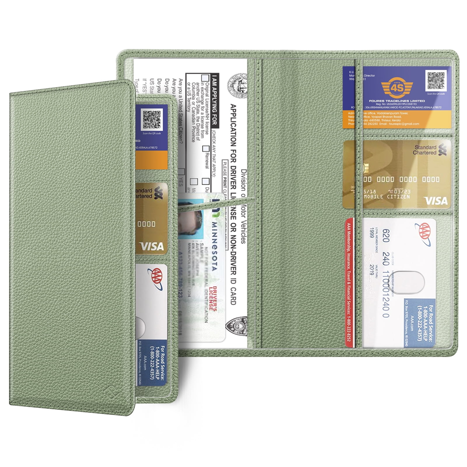 FINPAC Car Registration & Insurance Card Holder, Glove Box Card ...