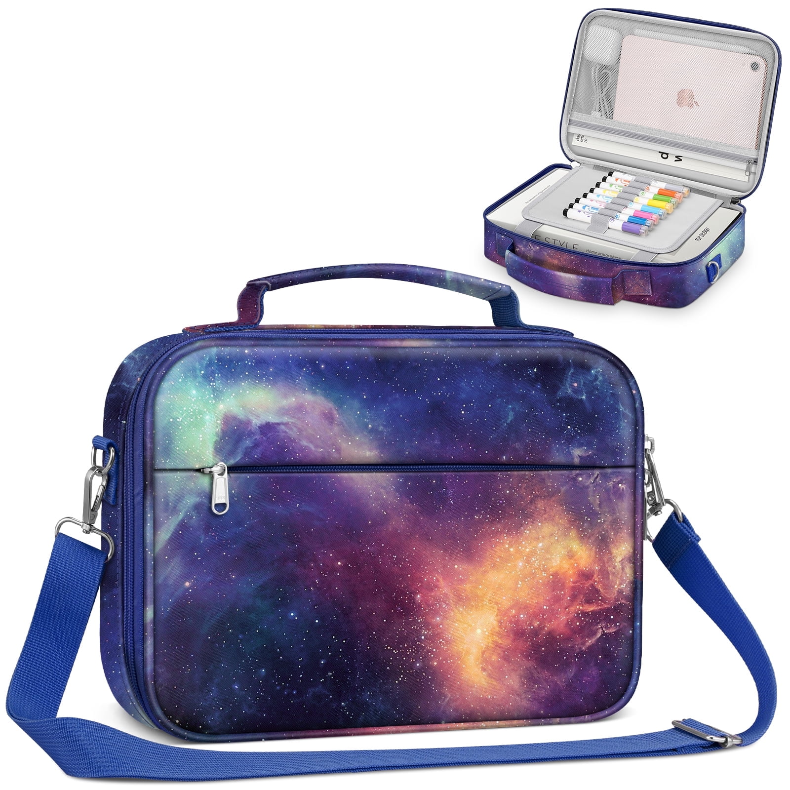 FINPAC Large Bible Cover with Shoulder Strap, Durable Carrying Case ...