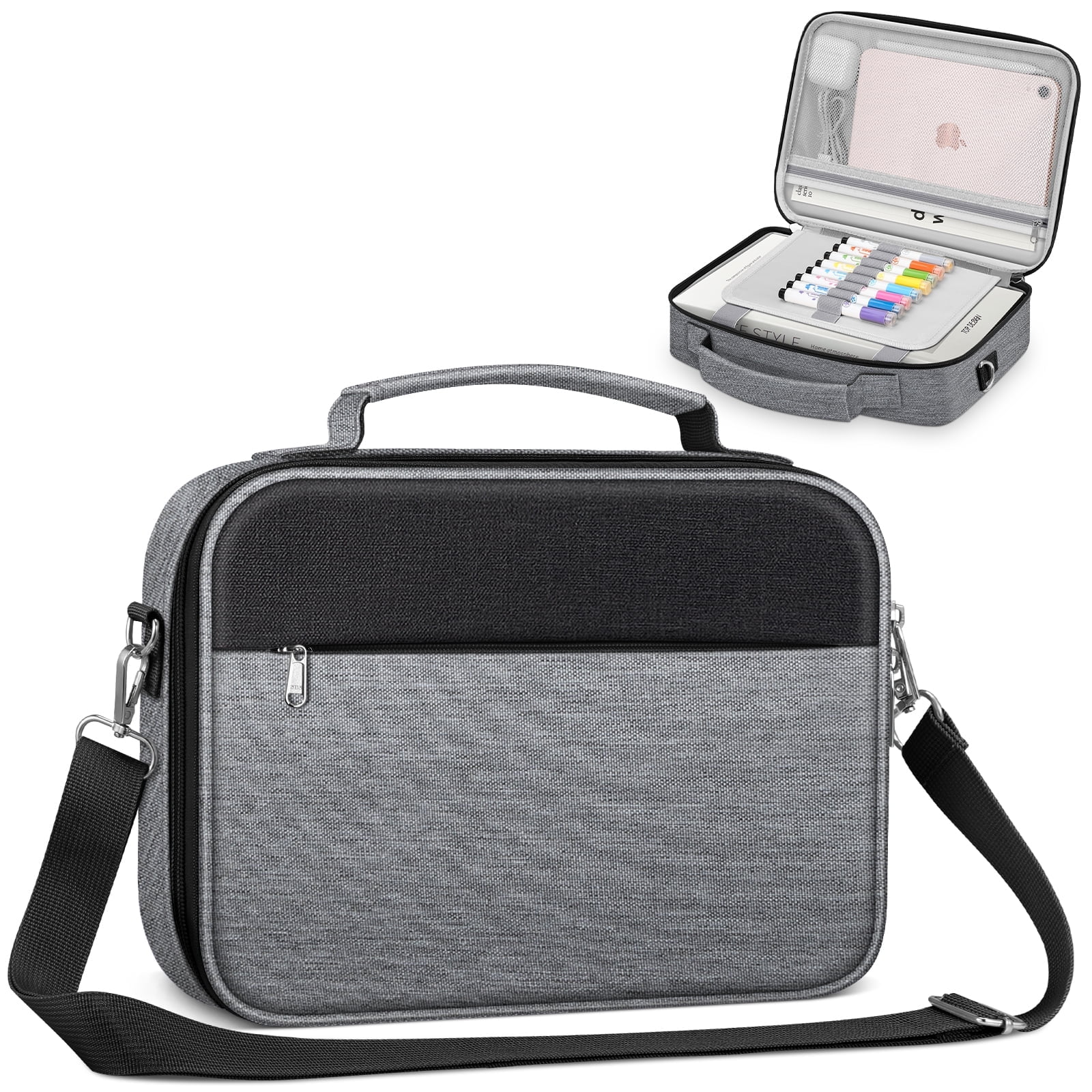 FINPAC Large Bible Cover with Shoulder Strap, Durable Carrying Case for ...