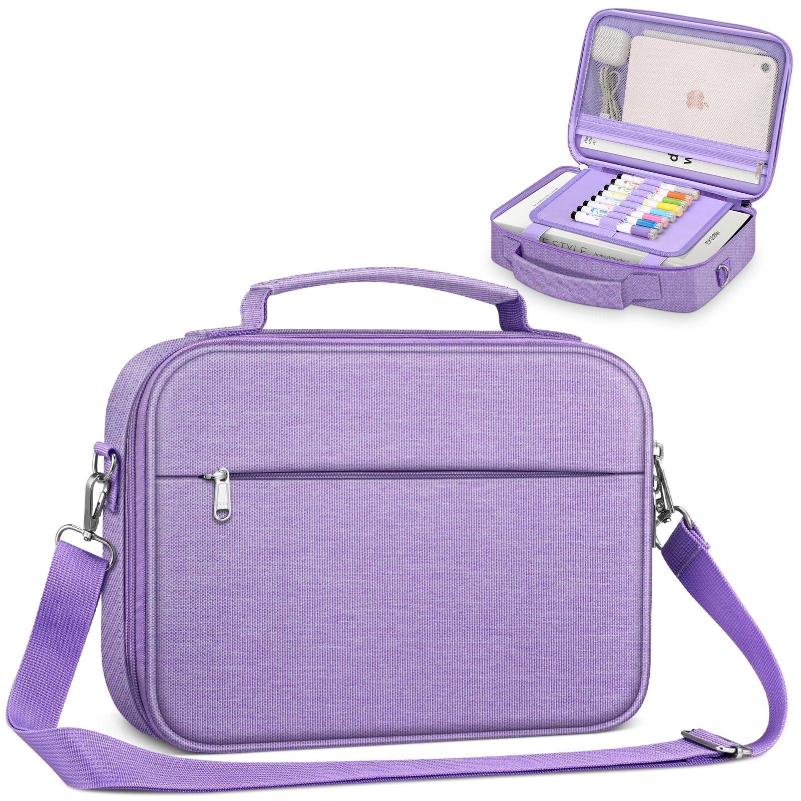 FINPAC Large Bible Cover with Shoulder Strap, Durable Carrying Case for ...