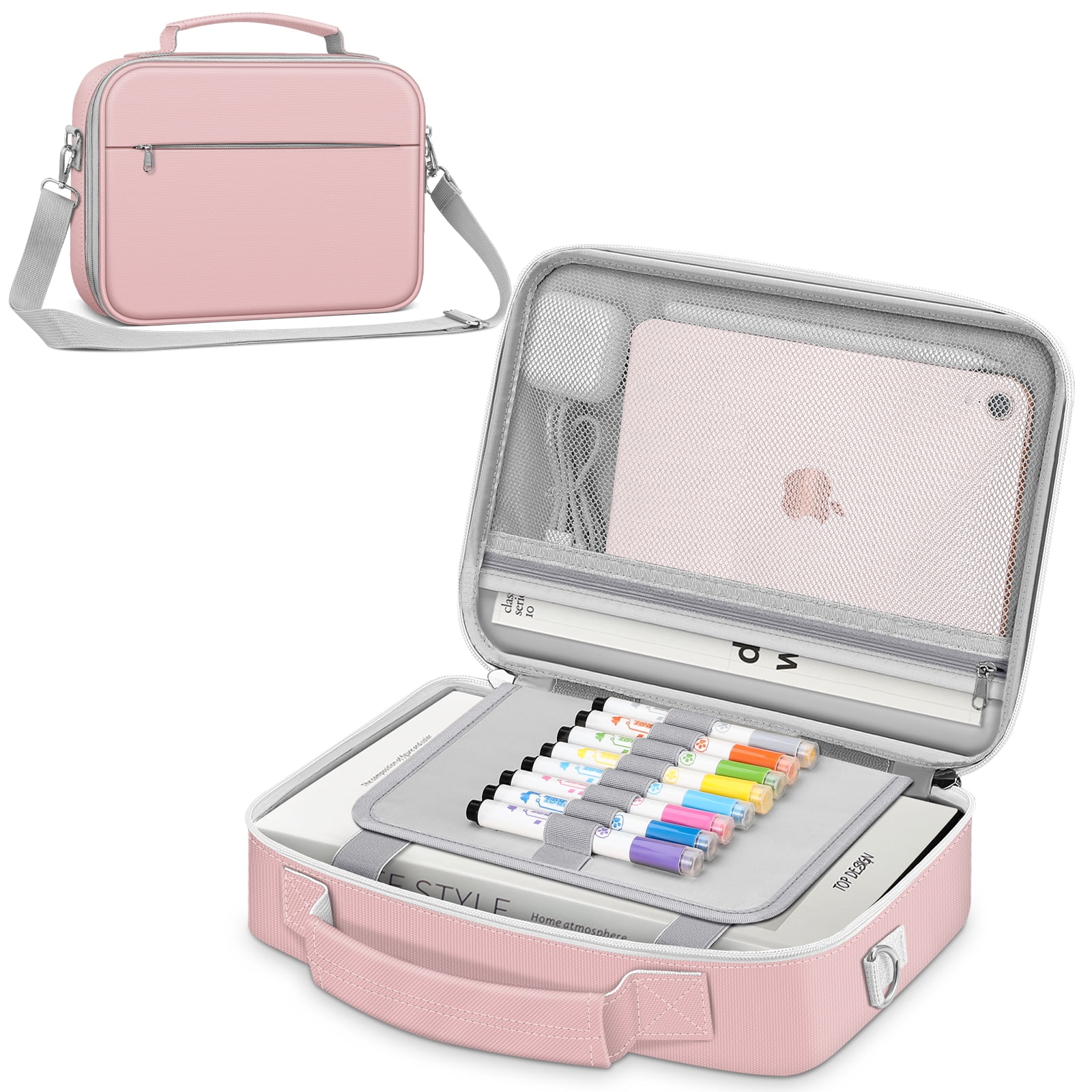 FINPAC Large Bible Cover with Shoulder Strap, Durable Carrying Case for ...