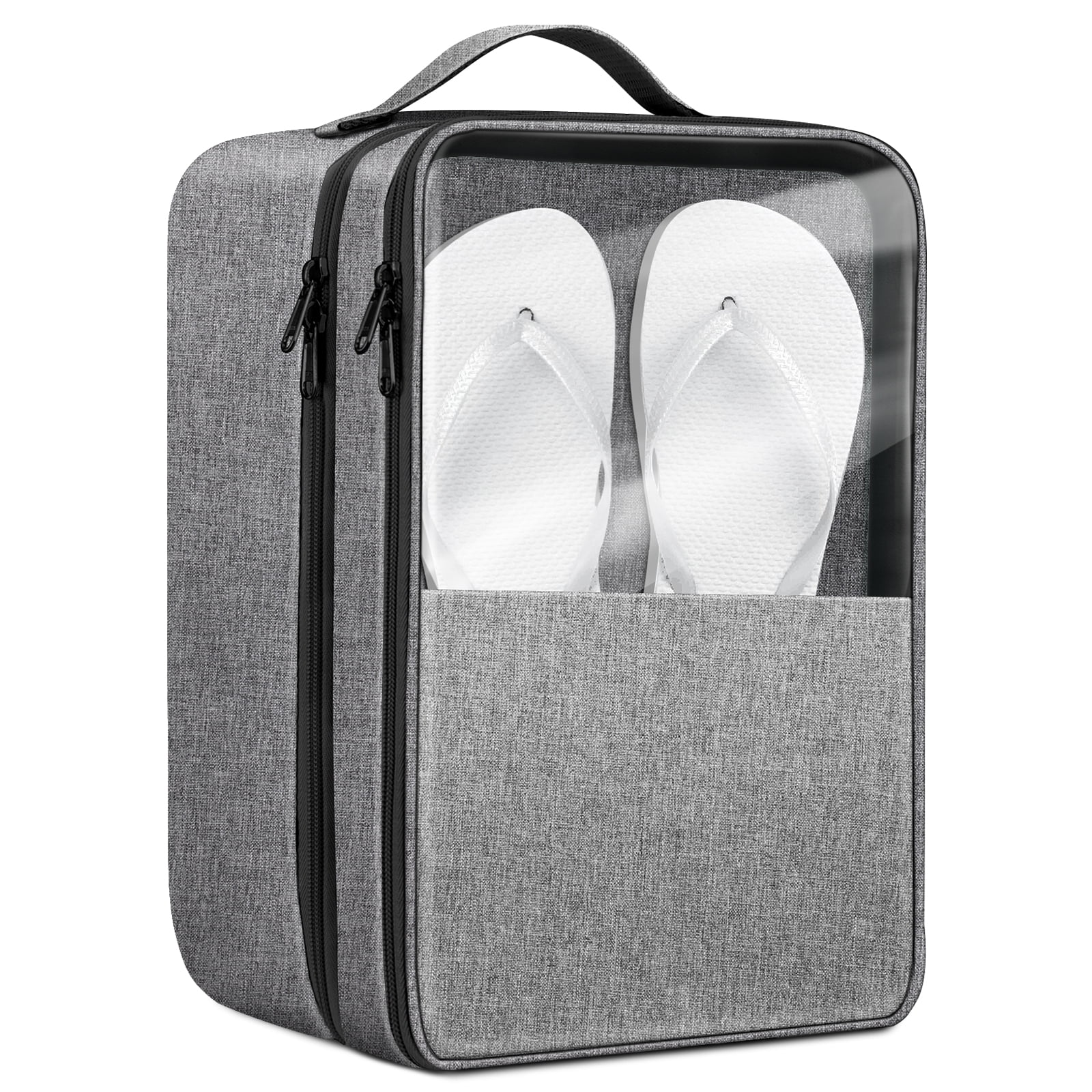 FINPAC Shoe Bag for Travel, Holds 3 Pair of Shoes, Travel Bag with See ...