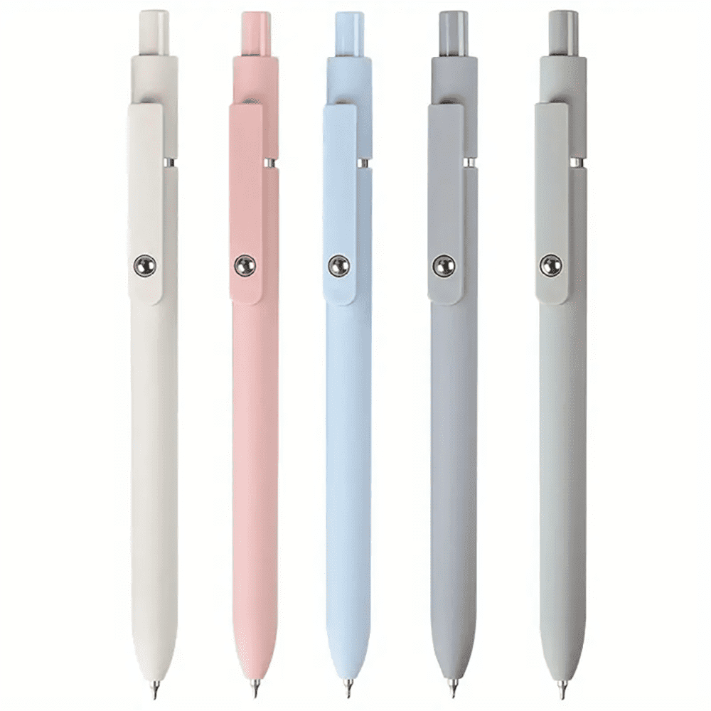 FIOVER 5PCS Fine Writing, Retractable Gel Ink Pens, 0.5mm No Smear ... FIOVER 5PCS Fine Writing, Retractable Gel Ink Pens, 0.5mm No Smear ...
