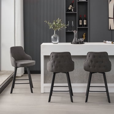 Beautiful Drew Counter-Height Stools by Drew Barrymore, Rich Black ...