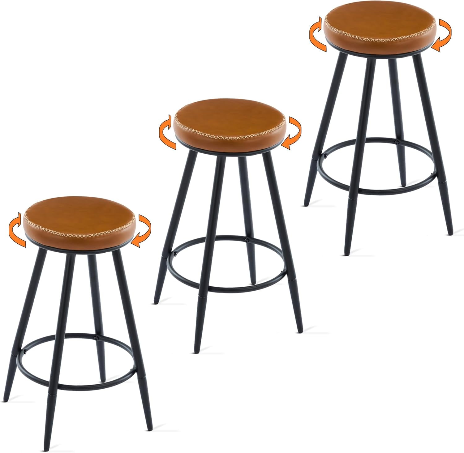 Walmart Black Friday Deals 2025 FIRAVOE 24inch Swivel Backless ...