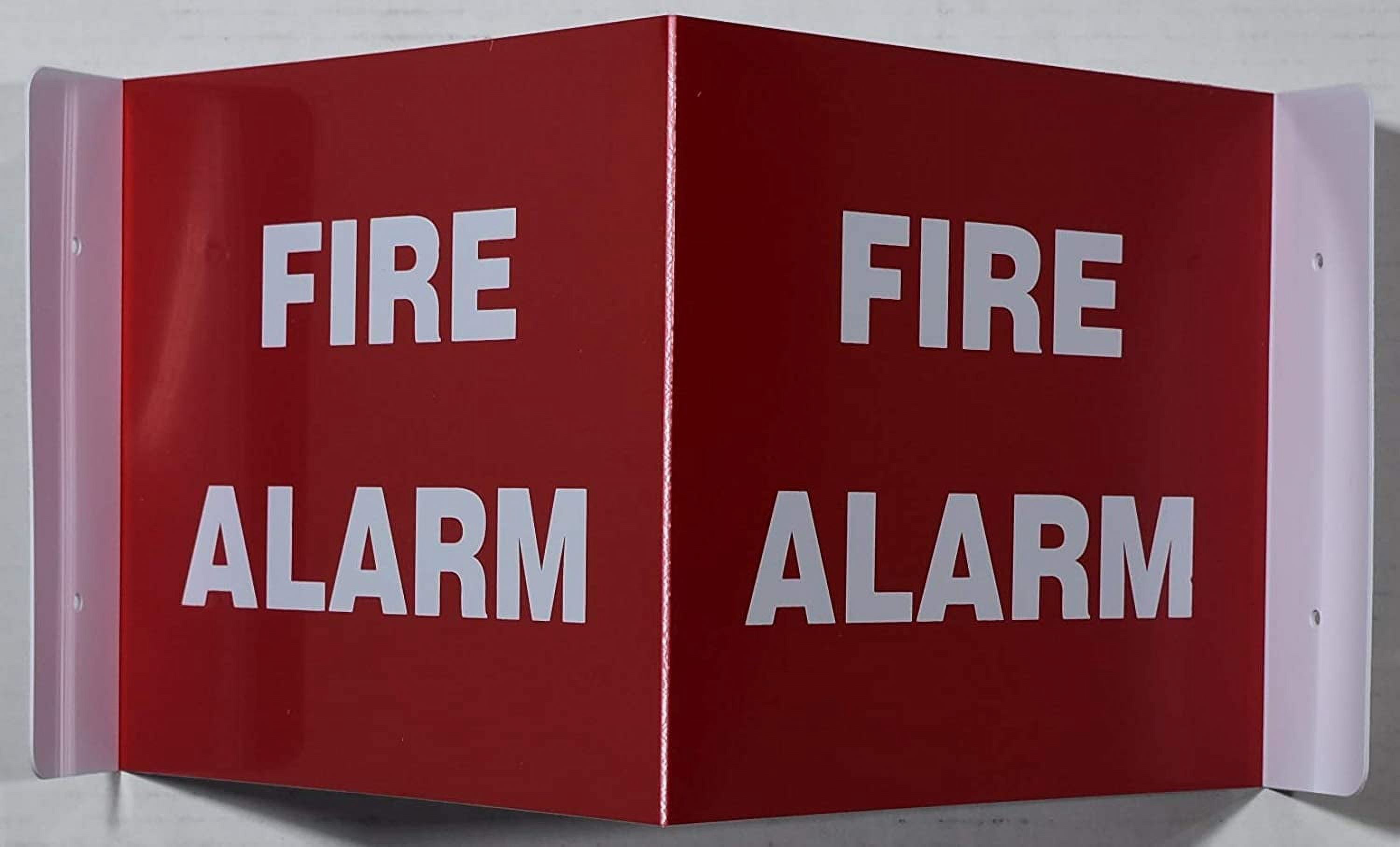 FIRE Alarm Sign 3D Projection Sign/FIRE Alarm Sign Hallway Sign (RED ...
