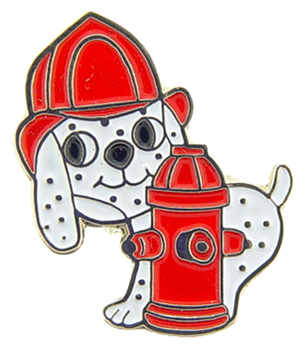 FIRE & EMS, Dog Hydrant Lapel Pin - Officially Licensed Originals ...