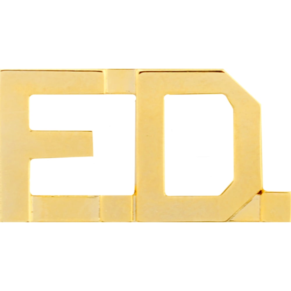 FIRE & EMS, F.D. Letter Scripted Pin - Officially Licensed, Enamel ...