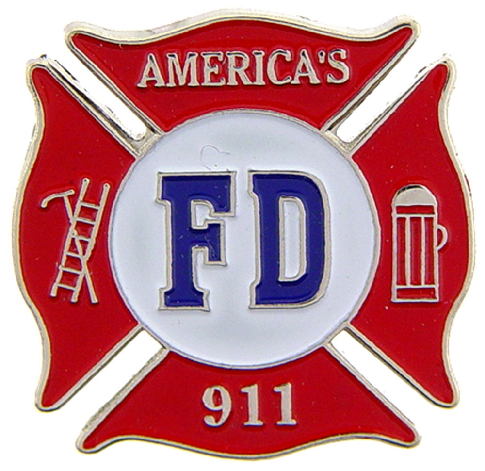 FIRE & EMS, Fire Department 911 America's - Original Artwork, Enamel ...