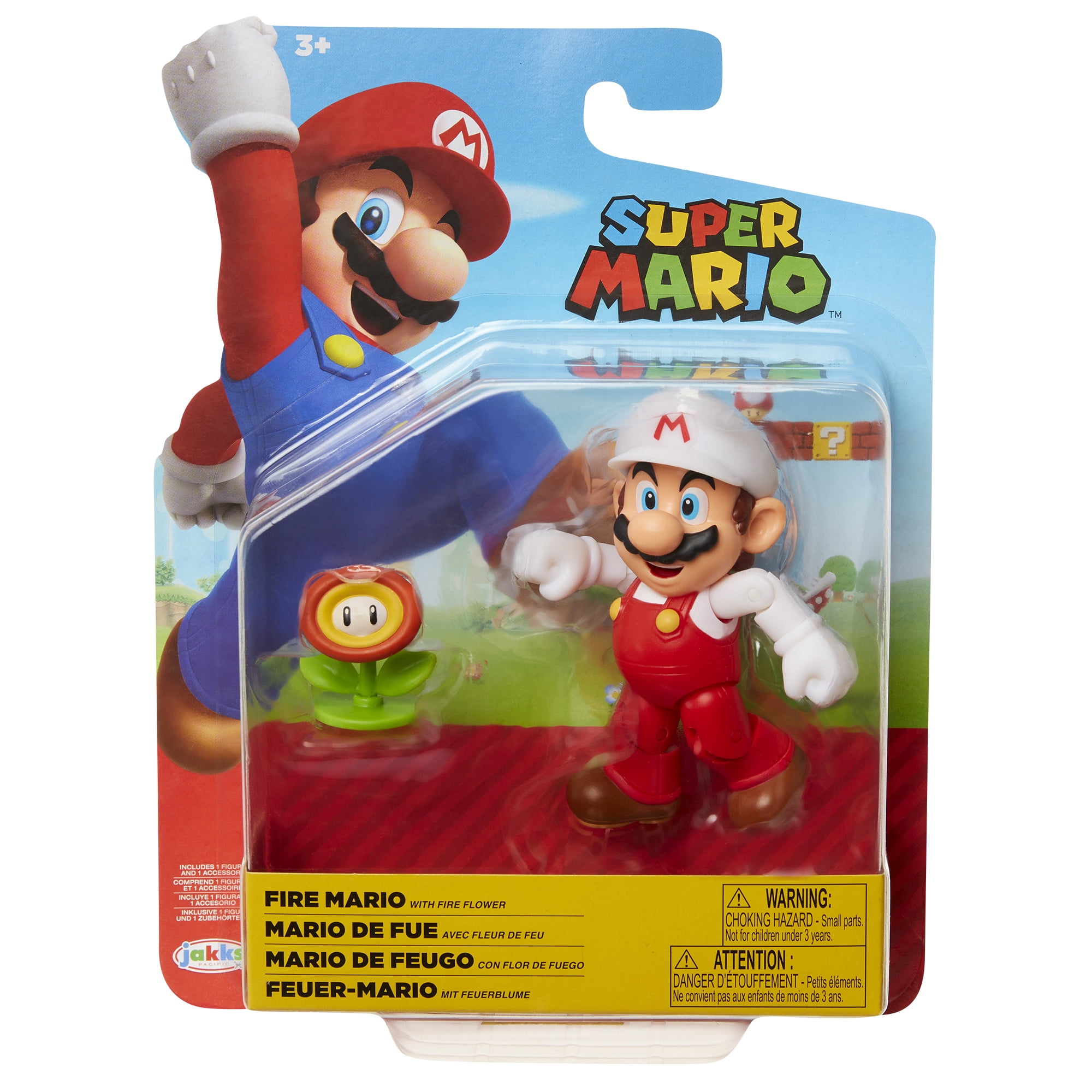 FIRE MARIO WITH FIRE FLOWER W25 - Walmart.com