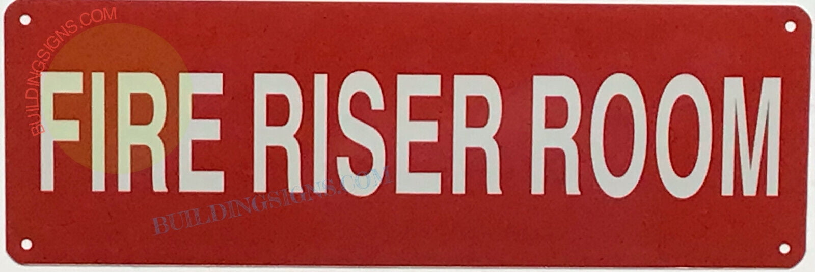 FIRE PUMP ROOM SIGN(4x12,RED,ALUMINUM) -ref19722 - Walmart.com