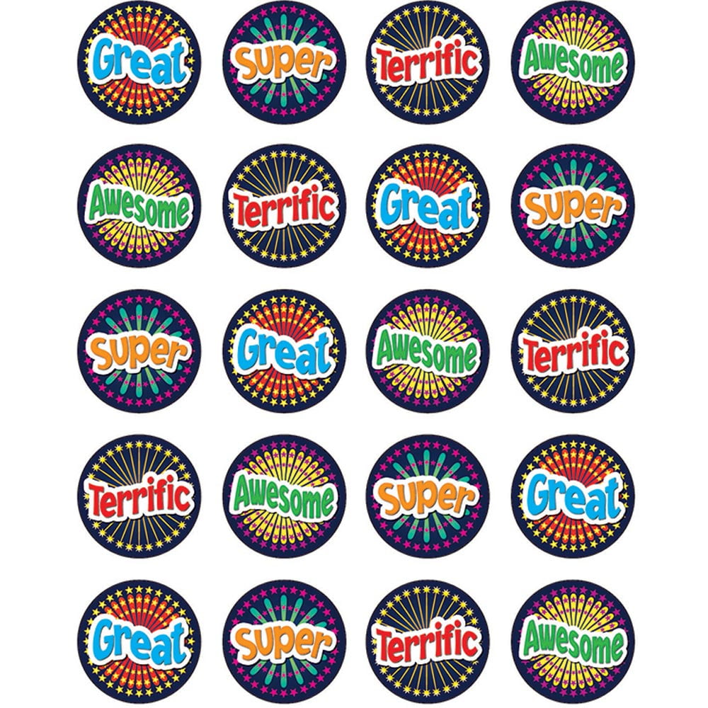 Fireworks Stickers [TCR5463] (D) - Walmart.com