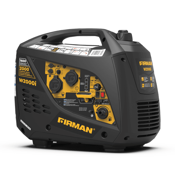 Portable FIRMAN W01682 1600/2000 Watt Gas Powered Inverter Generator ...