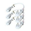 Cordinate Decor 6ft. Braided Extension Cord Tabletop Switch, 41095 ...