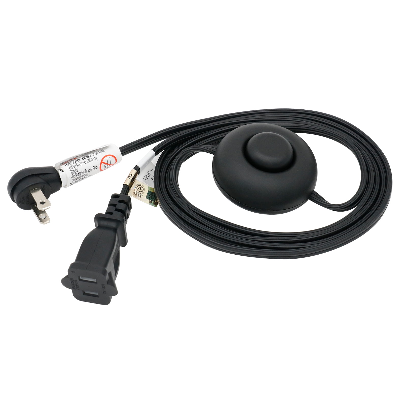 FIRMERST 6 ft Extension Cord with Foot Switch, 18 AWG for Indoor Use ...