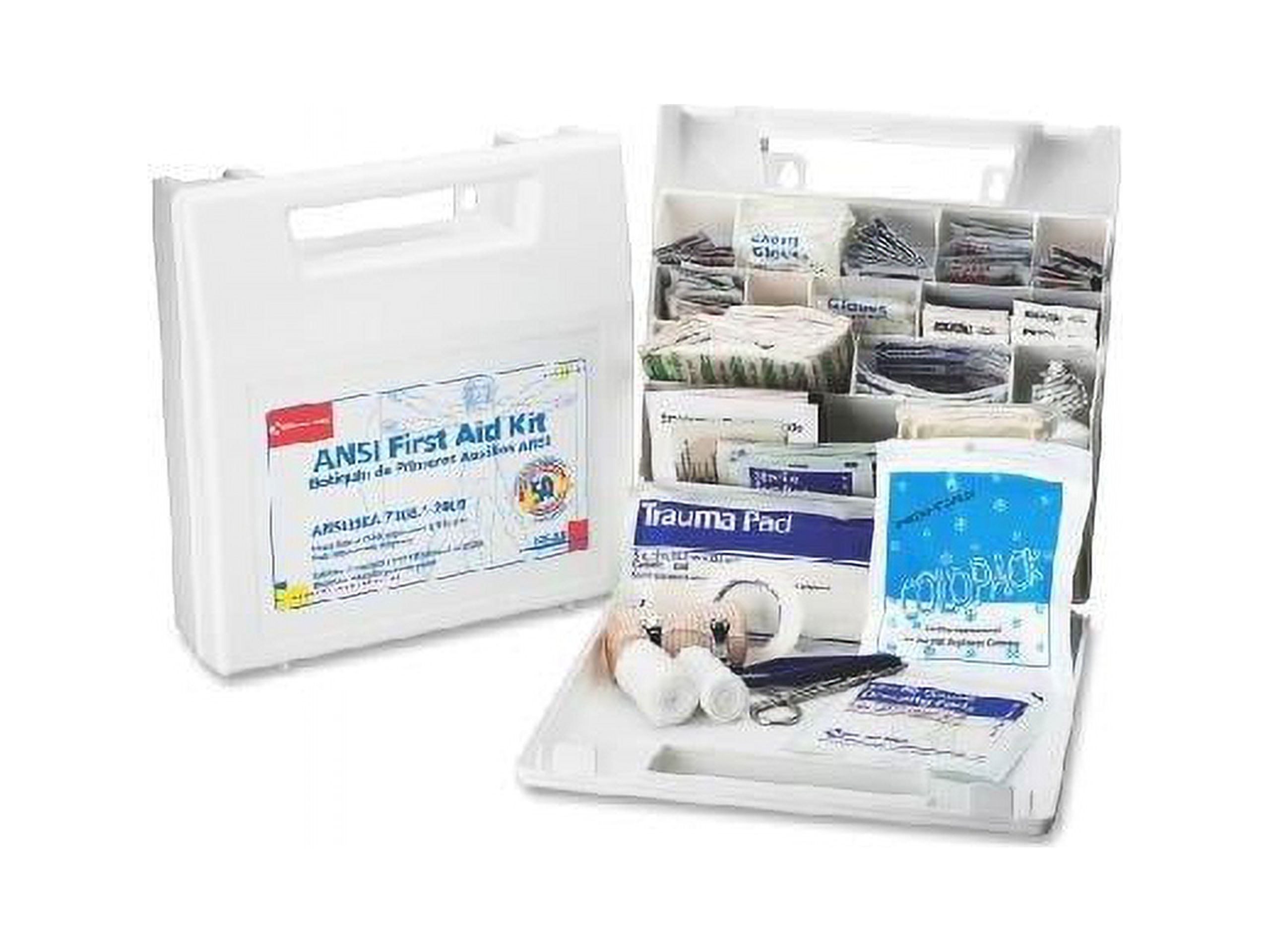 First Aid Only 50-Person Worksite Kit, Bandages, Gauze, Antiseptic ...