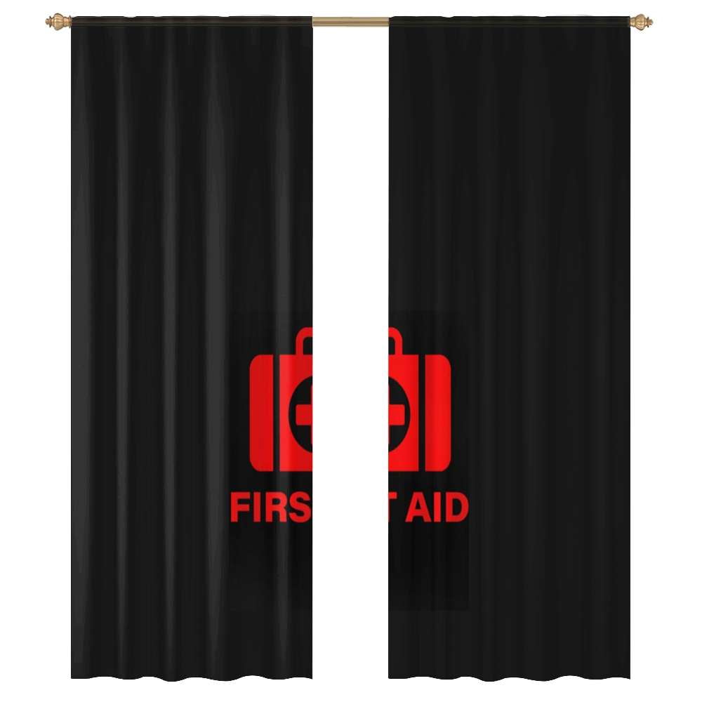 FIRST AID Sheer Voile Curtain Window Tulle Curtains For Living Room ...