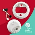 FIRST ALERT SC9120B Corded Electric Combination Alarm with Adapter ...