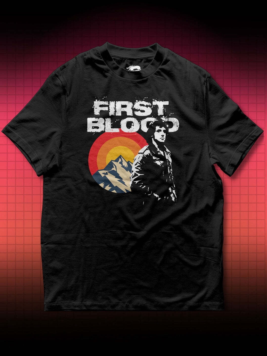 FIRST BLOOD - JOHN RAMBO SYLVESTER STALLONE T SHIRT - Walmart.com
