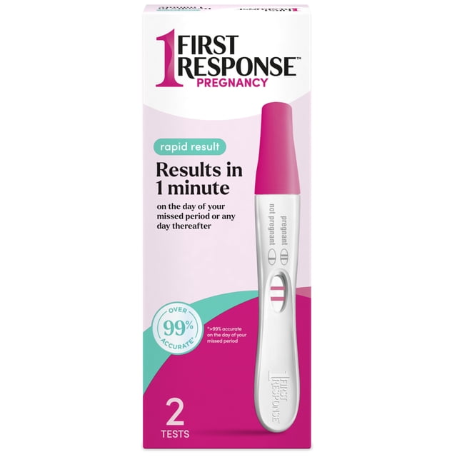 FIRST RESPONSE Rapid Result Pregnancy Test, 2 Pack HSA/FSA Eligible ...