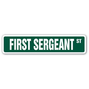 MASTER SERGEANT Street Sign US Army USA military MSGT | Indoor/Outdoor ...