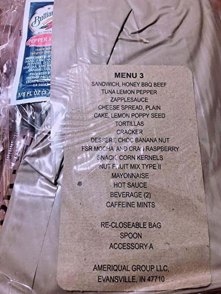 FIRST STRIKE RATIONS (MRE X 3) - Walmart.com