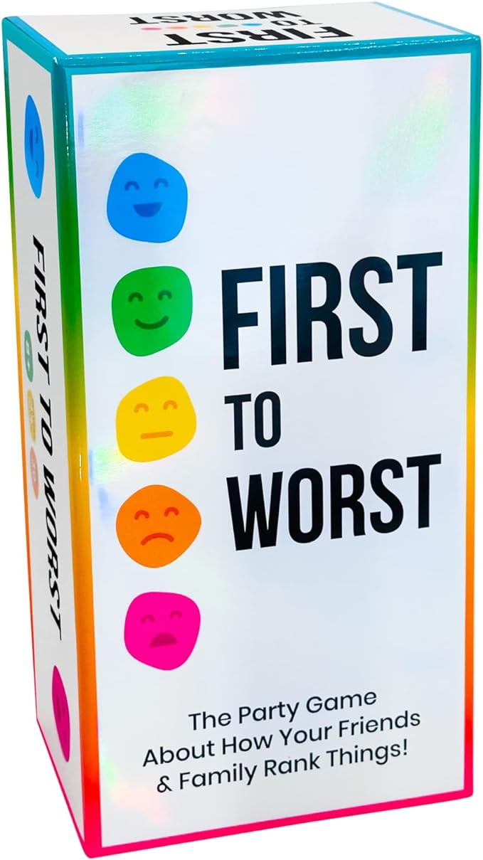 Dyce Games, Family Party Game, First to Worst, Multi-Generational Fun ...
