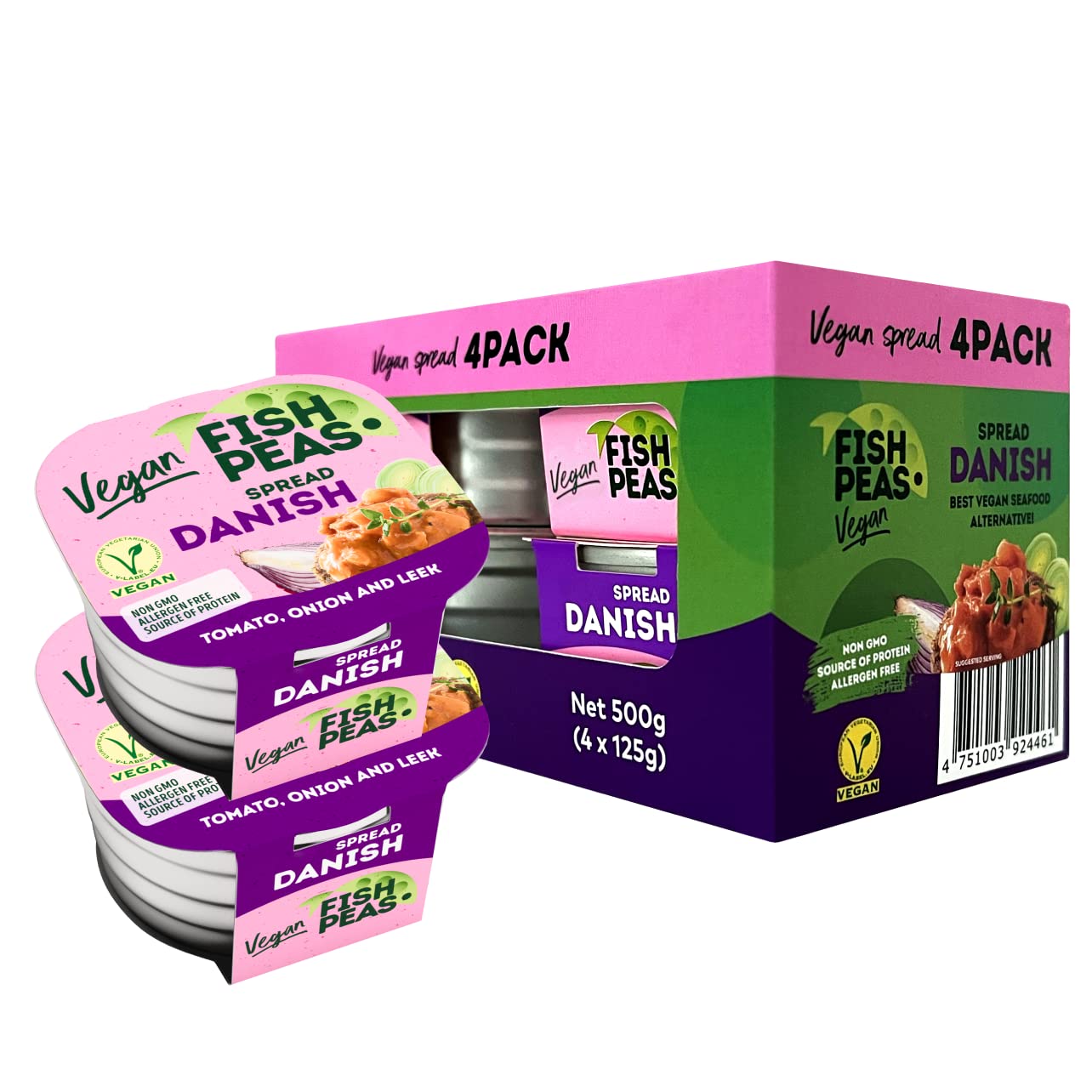 FISH PEAS - Plant YPF5 Based Vegan Spread Food in DANISH Sauce with ...