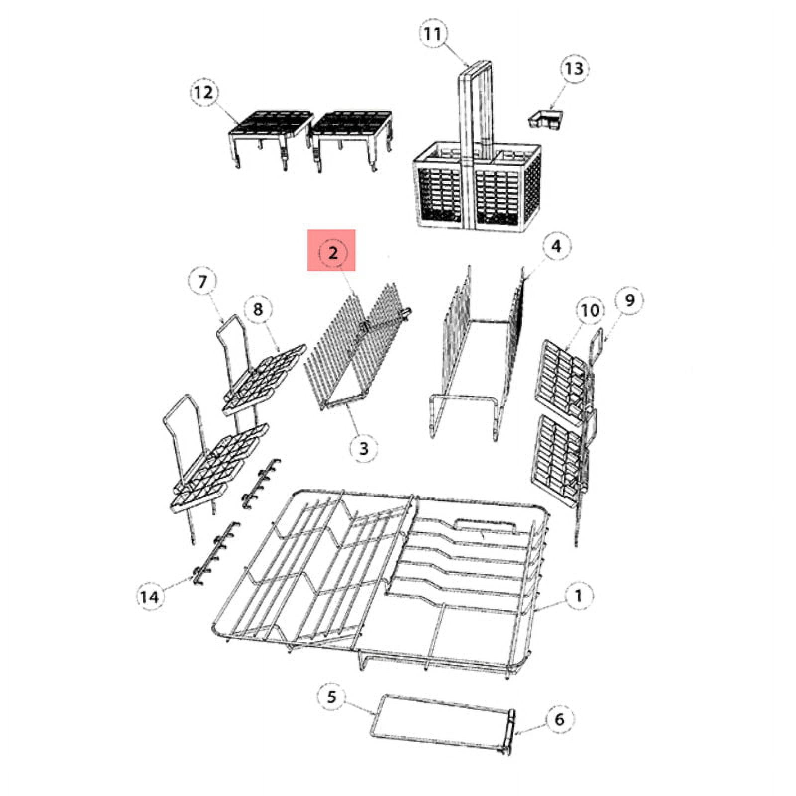 512819 Crockery Insert Fisher & Paykel DishDrawer Crockery Insert ...