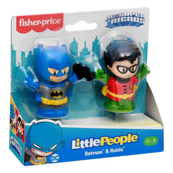 DC Super Friends Batman & Robin Little People Figures - Walmart.com